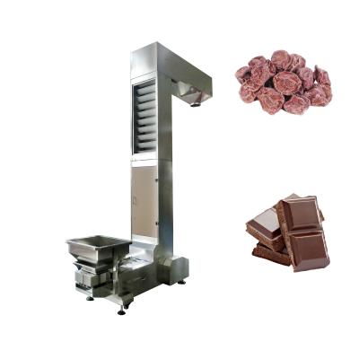 China Snacks Chocolate Candy Transpoprt Z Type Bucket Conveyor Low Noise for sale