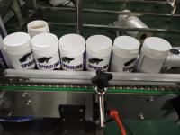 China 35-40bottles/Min Automatic Sticker Labeling Machine For Plastic Round Bottle for sale