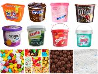China Bottles Detergent Powder Candy Filling Packing Machine Sealing Capping Labeling for sale