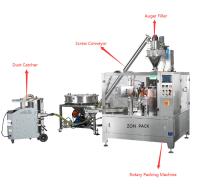 China 1% Accuracy Zipper Bag Packing Machine Milk Powder Coffee Powder for sale
