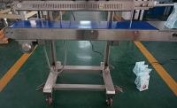 China Plastic Bag Heat Sealing Machine Continuous Seal Premade Bag For Food Snack for sale