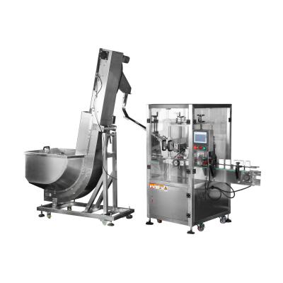 China Automatic Linear Screw Capping Machine For Bottle Pump Head Cover Bottles for sale