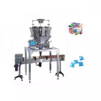 China Laundry Beads Counting Can Box Filling Machine High Speed 35 Bags/Min for sale