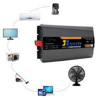 China 1000W High Frequency Power Inverter With LCD Display DC 12V 24V AC 110V 220V 230V for sale
