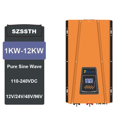 China 3KW 5KW 6KW 8KW 10KW 12KW Pure Sine Wave Inverter 24V 48V TO 220V 230V 234V for sale