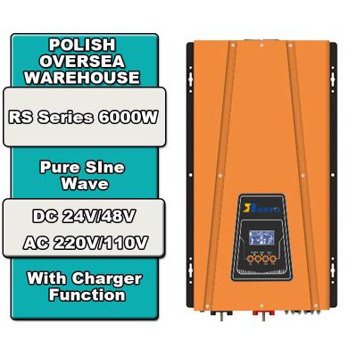 China New RS Series Toroidal Inverter 12V 24V 48V 6000W Pure Sine Wave Inverter Charger for sale