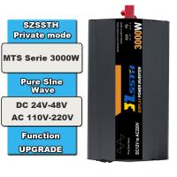 China Off Grid Pure Sine Wave Power Inverter 3KW Customized Socket 50Hz 60Hz for sale