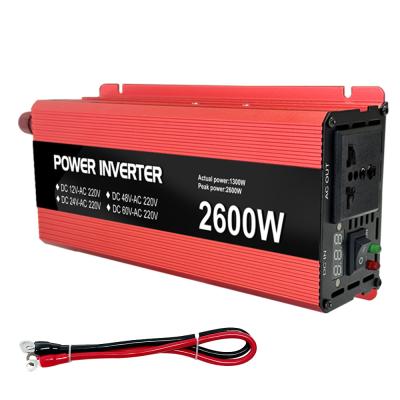 China 1000W 1600W 2300W Power Inverter 12v 24v 48v 60v To 110v 220v Pure Sine Wave Car Solar Inverter Output Frequency 50Hz/60Hz for sale