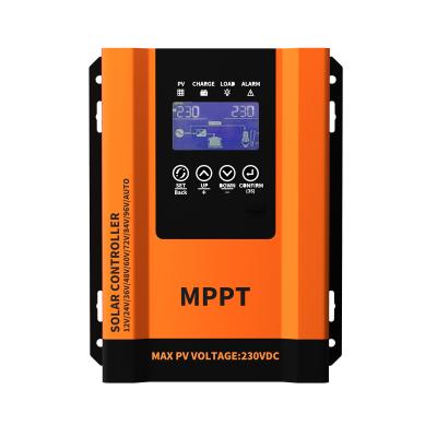 China MPPT Automatic Max Power Tracking Solar Charge Controller for 30A 40A 50A 60A Regulator 12v/24v/36v/48v/60v/72v/84v/96v for sale