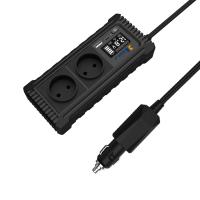 China 12V DC to AC 110V 220V Car Power Inverter with USB and Type C for sale