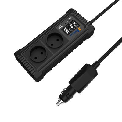 China 12V DC to AC 110V 220V Car Power Inverter with USB and Type C for sale