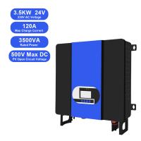 China 3.5KW 24V to 110V 220V 230V All in One Hybrid Inverter with MPPT Solar Controller and WiFi/GPRS Communication for sale