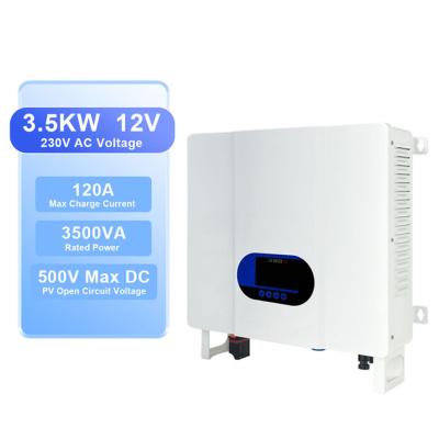 China 230VAC Pure Sine Wave Off Grid Hybrid Inverter with Lead-acid Battery and 3000W 24V DC for sale