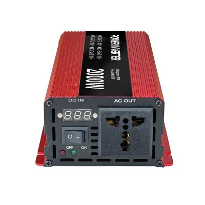 China 1000W 2000W Peak 12V 24V 48V 60V Pure Sine Wave Power Inverter With Overload Protection for sale
