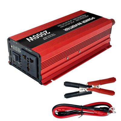 China 2000W Peak DC to AC Inverters 12V 24V 48V 60V Off Grid Power Inverter Output Current Load for sale