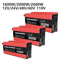 China 12V 24V 48V 60V to 110V 220V 230V Battery Charger Power Inverter CE ROHS FCC KC for sale