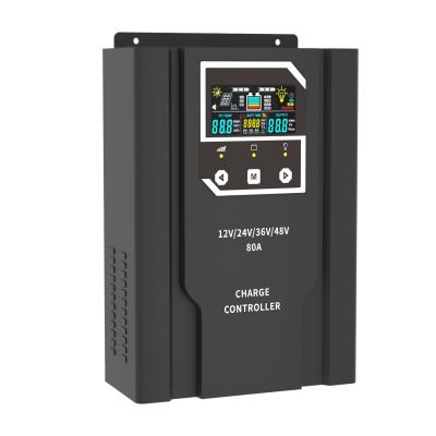 China 12V 24V 36V 48V Auto Battery Regulator Mppt Solar Charge Controller 100A for sale