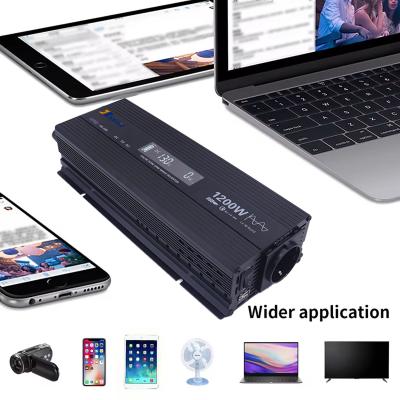 China 1200W Sine Wave Inverter for Home Outdoor 110V/220V AC DC12V/24V Input Voltage Customized Support Software Reengineering for sale