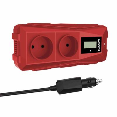 China 300W 12V Pure Sine Wave Car Power Inverter Dual AC Outlets 2 USB Ports for Laptops/Devices 167*87*44mm USB A Type C 5V/3A for sale