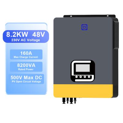 China 8.2kW Hybrid Solar Inverter 48V MPPT Pure Sine Wave Off Grid for sale