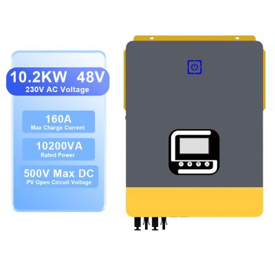 China 10.2kW 48V Solar Hybrid Inverter with MPPT and WiFi for sale