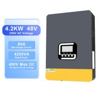 China 4.2kW 24V Hybrid Solar Inverter with MPPT Charge Controller for sale