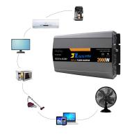 China Pure Sine Wave Solar Inverter 4000w Power Inverter Home Solar Energy System 24v 48v To 110v 220v Output Frequency 50Hz/60Hz for sale