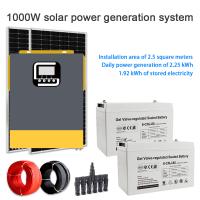 China 1KW Off Grid Solar Energy System with Monocrystalline Silicon Solar Panel for Home Power Supply for sale