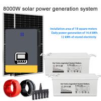 China High Efficiency 8KW Solar Energy System for Home – Multi-Voltage 100V to 240V Output for sale
