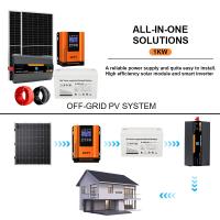 China 1KW Complete Off-Grid Solar Power Kit for Homes with Long-Lasting GEL Battery for sale