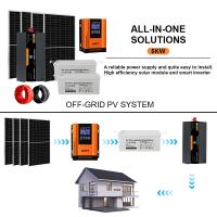 China 5KW Complete Off-Grid Solar Power Kit for Home Use | All-in-One System with Battery & Inverter for sale