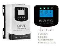 China 30A 40A 50A 60A MPPT Solar Charge Controller for 12V 24V 36V 48V 96V Batteries Maximum Power Tracking and Performance for sale