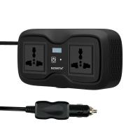 China 200W GaN Car Power Inverter & 100W PD Fast Charger | 12V to 110V/220V Modified Sine Wave AC + Dual USB-A/C for sale