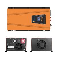 China 6kw 48v Pure Sin Dry Contact Communication Port 24v 48v Dc To 220v 230v 240v Ac Low Frequency Inverter With 91% Efficiency for sale