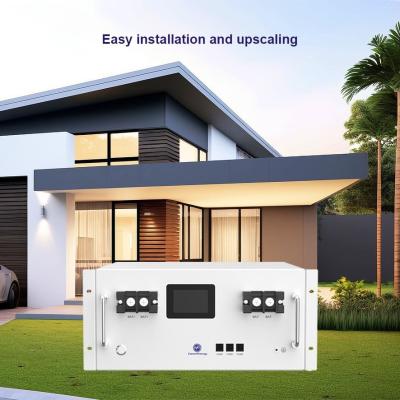China 48V 200Ah Lithium Ion Battery Module 9.6kWh LFP Lifepo4 5000 Cycle Indoor for sale