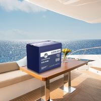 China 12.8V 80Ah Marine LiFePO4 Battery with Bluetooth BMS | IP67 Waterproof Deep Cycle Lithium Boat Battery for sale