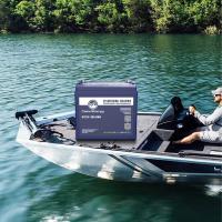 China 12.8V 52Ah Marine LiFePO4 Battery with Bluetooth BMS | IP67 Waterproof Deep Cycle Lithium Boat Battery for sale