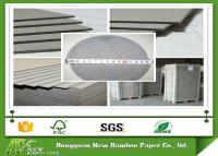 China Solid 1500gsm Unbleached Grey Board Raw Material for Mosquito Coil 2.55mm for sale