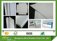 China 1260gsm / 2.0mm thicker Unbleached laminated Whiteboard Paper Sheets for sale