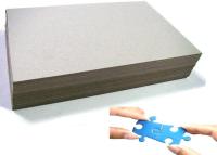China 320g-1950g Grade A Laminated Grey Board for Puzzle Sheet Paper for sale