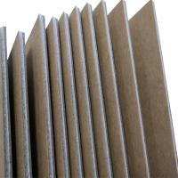 China Stiff Grey Back Paper With 3mm Sponge Laminated Kraft Liner Board for sale