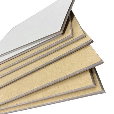China Stiff Grey Back Paper With 3mm Sponge Laminated Kraft Liner Board for sale