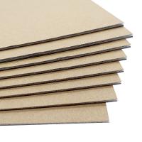 China Stiff Grey Back Paper With 3mm Sponge Laminated Kraft Liner Board for sale