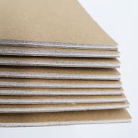 China Stiff Grey Back Paper With 3mm Sponge Laminated Kraft Liner Board for sale