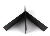 China Recycled or Virgin Pulp Laminated Paperboard Thick Stiffness Full Black Board for sale