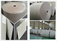 China Anti-Curl Matte Grey Paper Roll 300gsm to 650gsm for Offset Printing 787mm 889mm for sale