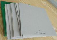 China Strong Adhesive Foldable Laminated Grey Board Thicker Gray Paperboard for sale