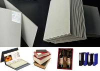 China Grade A Grey Chip Board 100% Recycled Paper SGS Certified Anti-Curl Cardboard Sheets 0.49mm-4.0mm for sale