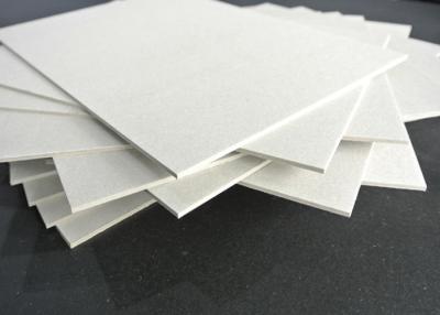 China Grade A Grey Chip Board 100% Recycled Paper SGS Certified Anti-Curl Cardboard Sheets 0.49mm-4.0mm for sale