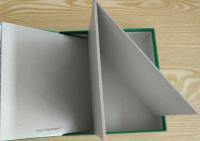 China Grey Chipboard 1.5mm 900gsm High Stiffness Recycled Paper for Book Cover Boxes for sale